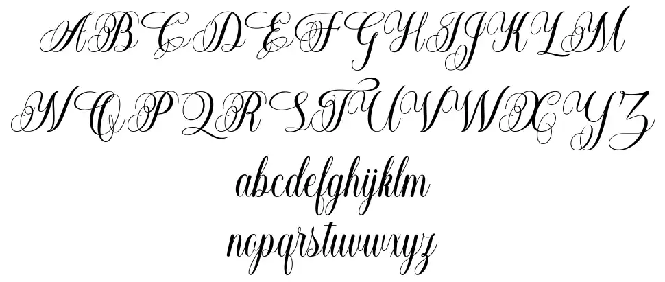 Beatrice Script font by Riza Haitami | FontRiver