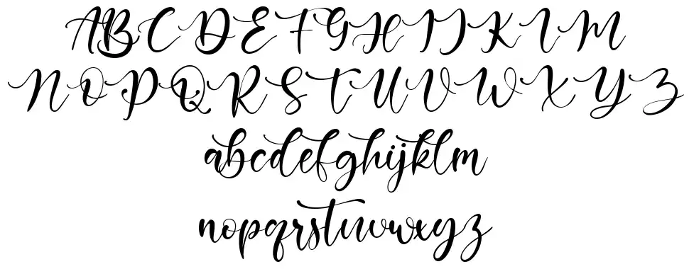 Beatriz Abilla font by Kong Font | FontRiver