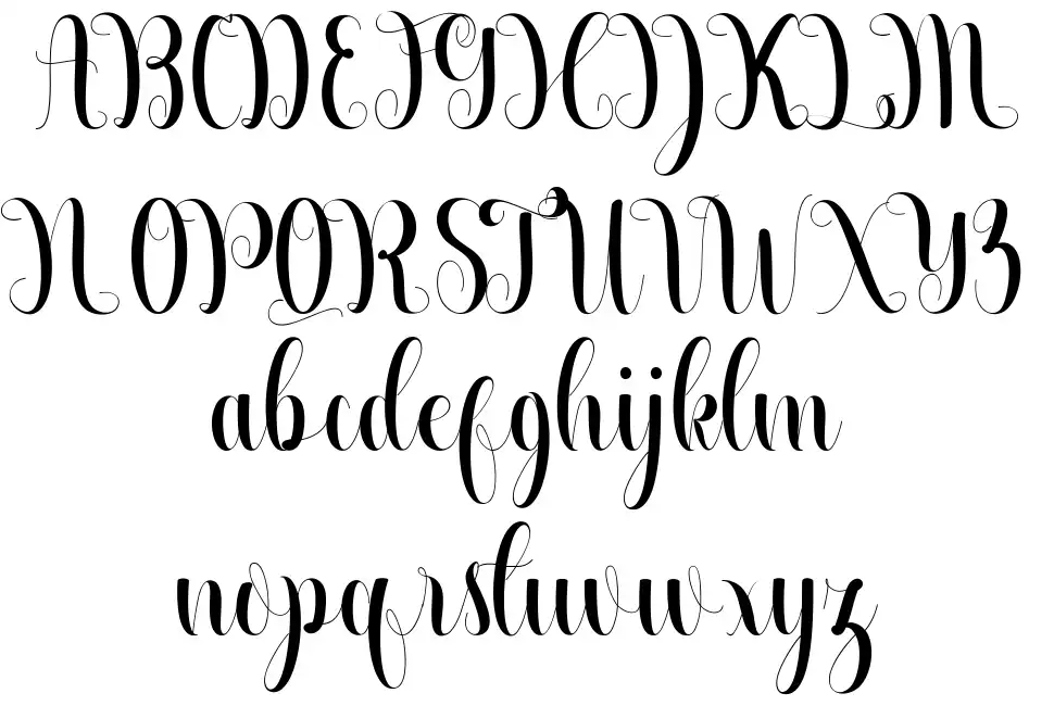 Beautiful Calligraphy font by Deniz86 | FontRiver