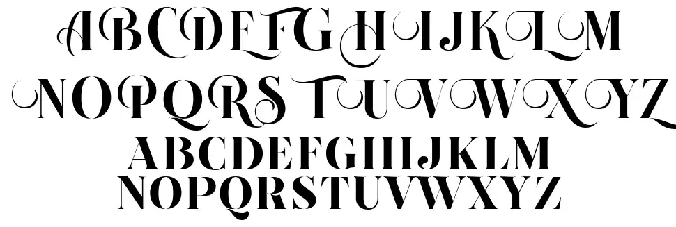 Beautiful Roses font by Bangkit Tri Setiadi | FontRiver