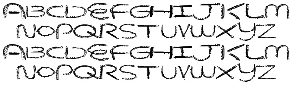 Beaver Scratches font by Xerographer Fonts | FontRiver