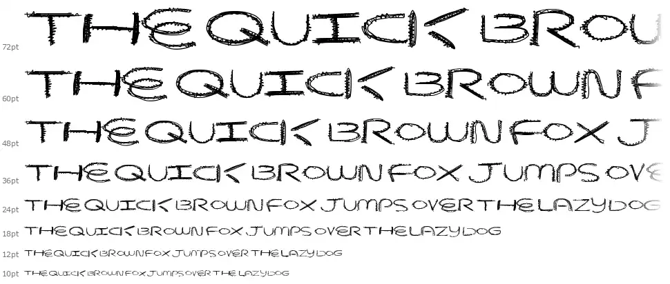 Beaver Scratches font by Xerographer Fonts | FontRiver