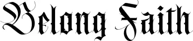 Belong Faith font by Alit Design | FontRiver