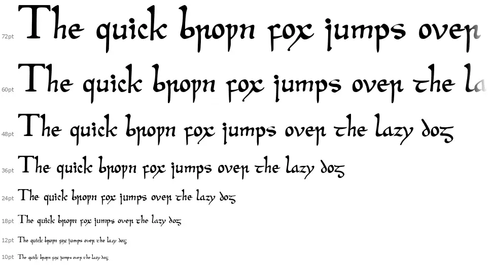 Beowulf Modern font by Black Pirate | FontRiver