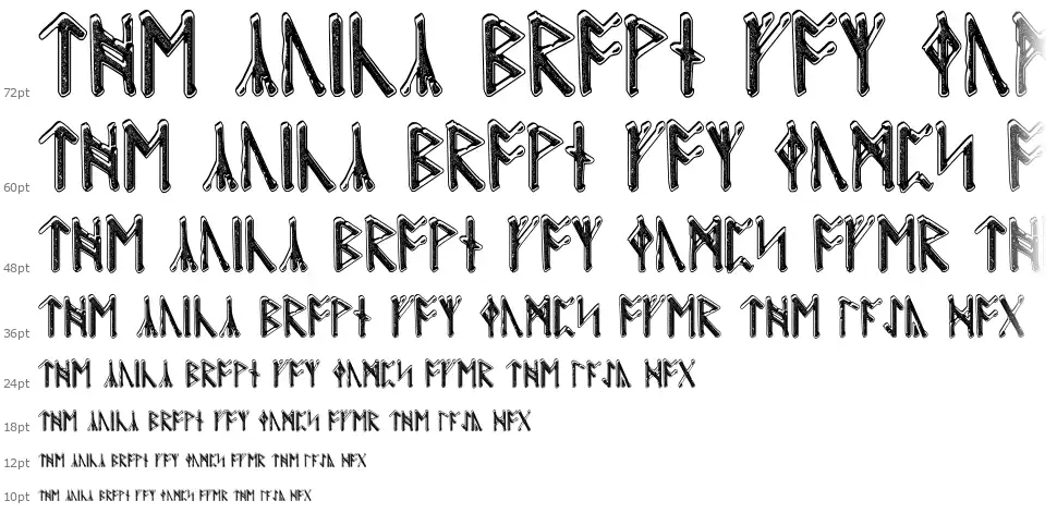 Beowulf Runic font by David Kerkhoff | FontRiver