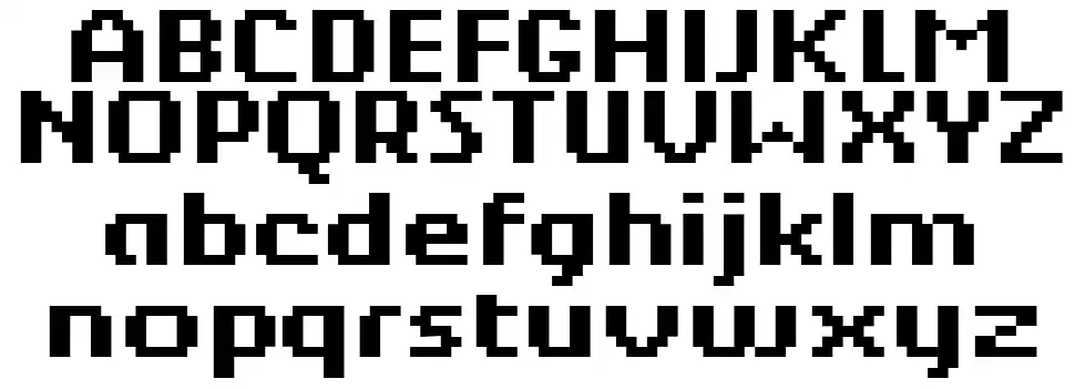 Berkelium Bitmap font by Kreative Korporation | FontRiver
