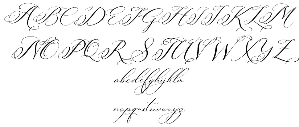 Fancy Calligraphy Fonts Tattoo