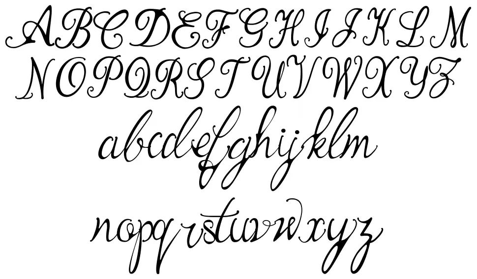 Bernadine Script font by arttotell | FontRiver