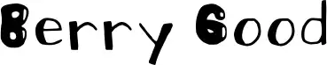 Berry Good font by mxnsi | FontRiver