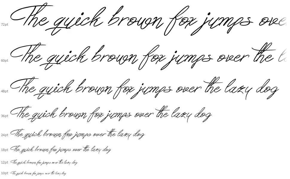 Fuente Berty Script diseñada por Jonathan S. Harris