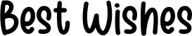 Best Wishes font by Nirmala Creative | FontRiver