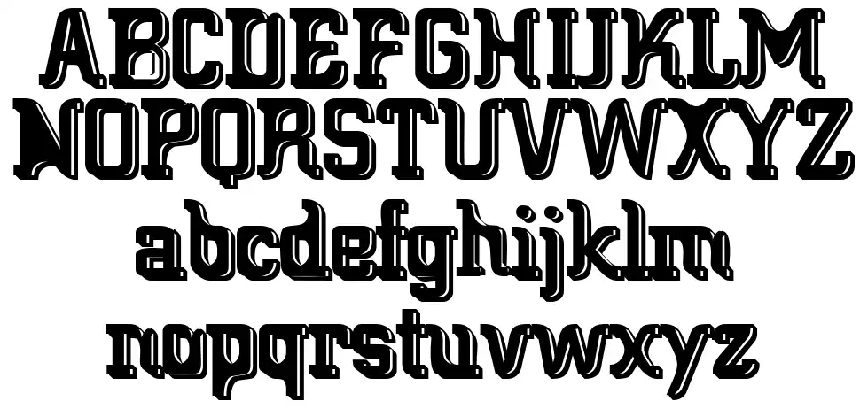 Big Blocko font by Omega Font Labs | FontRiver