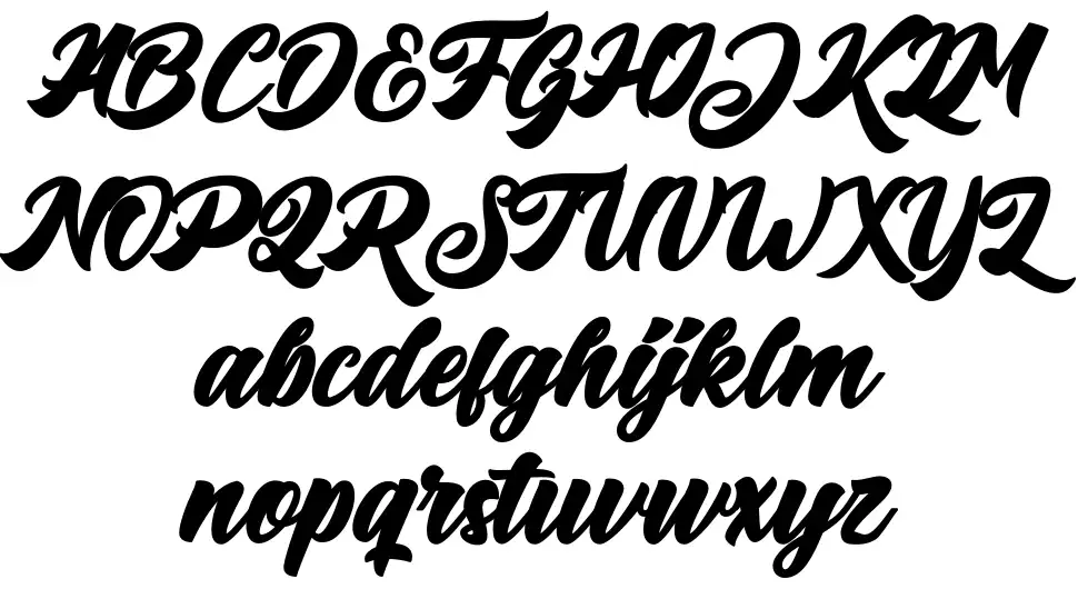 Big Blue font by Ferdiansyah | FontRiver