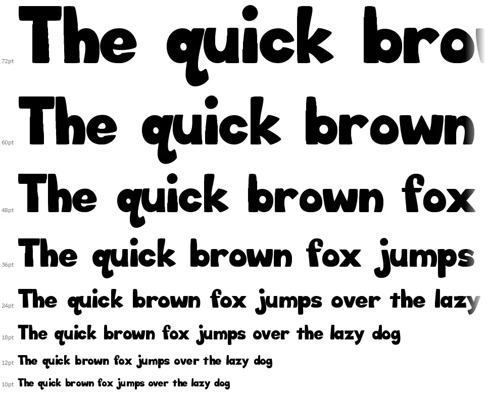 Big Bottom Cartoon font by Karen B. Jones | FontRiver