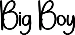 Big Boy font by Harlek Studio | FontRiver