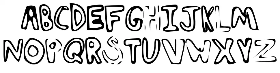 Big Letters font by Aliyah Gantt | FontRiver