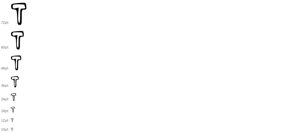 Big Letters font by Aliyah Gantt | FontRiver