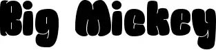 Big Mickey font by Modestype Studio | FontRiver