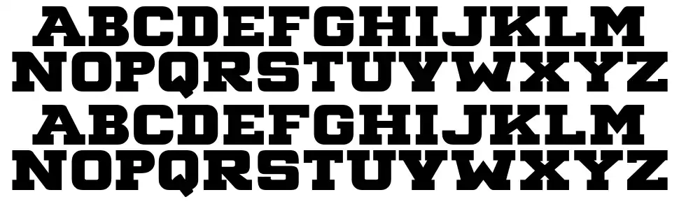 Big Ten Block font by Daniel Heikkinen | FontRiver