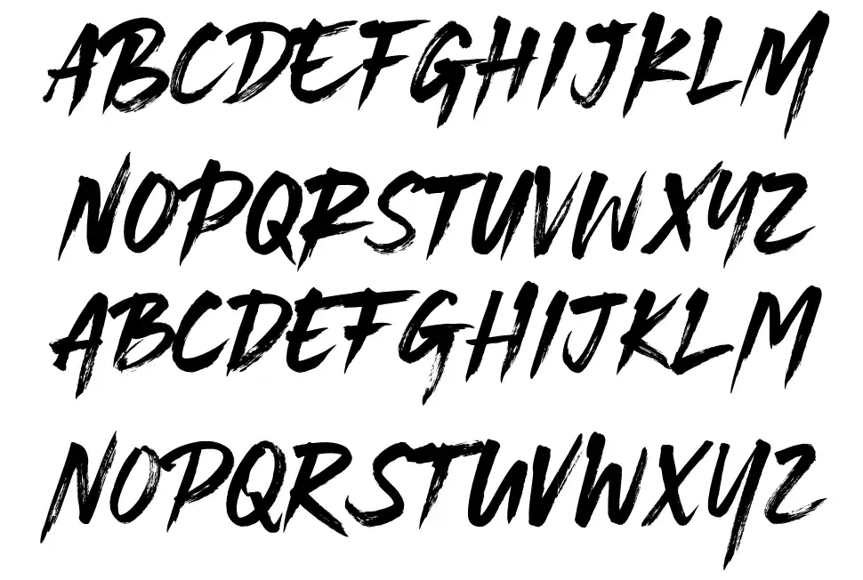 Bigruns Brush font by Din Studio | FontRiver