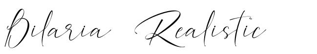 Bilaria Realistic font by GFR Creative | FontRiver