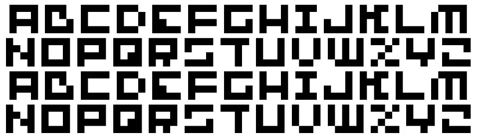 Bit-01: Cube 16 Remix font by tatsdesign - FontRiver