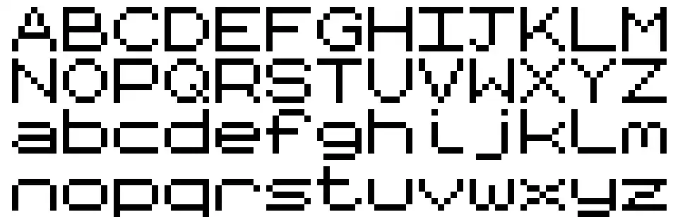 Bittypix Monospace font by Chequered Ink | FontRiver