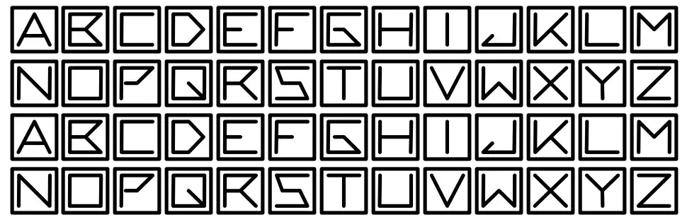 Black block font by Haris Prawoto - FontRiver