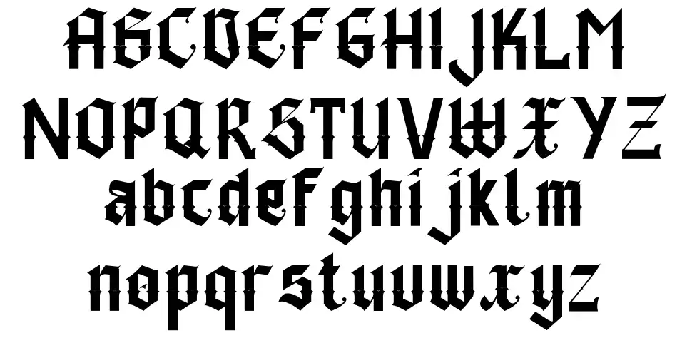 Black Gunslinger font by Kong Font | FontRiver