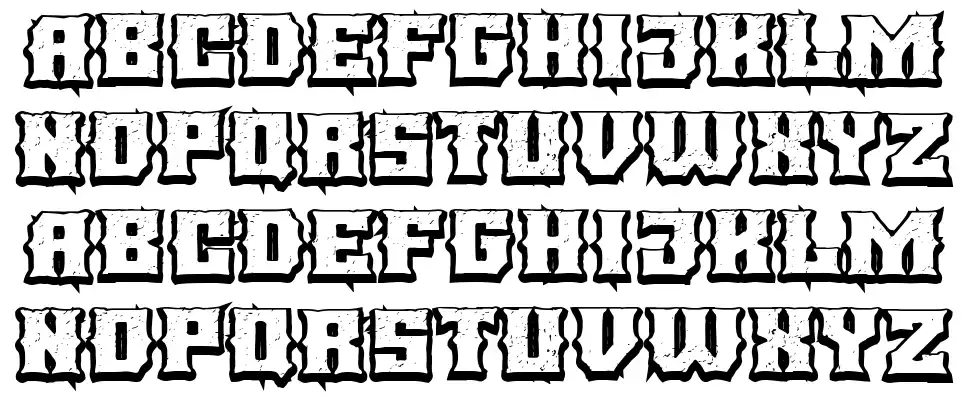 Black Metal font by Woodcutter - FontRiver