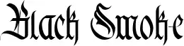 Black Smoke font by Kong Font | FontRiver