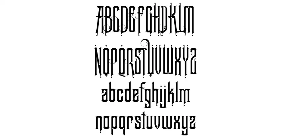 Blackborneo font by Deni Dessastra | FontRiver