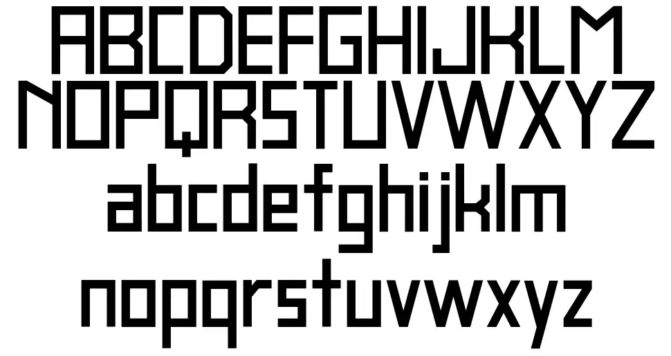 Blank font by Mauro Espindola - FontRiver