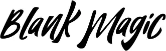 Blank Magic font by Fontherapy | FontRiver