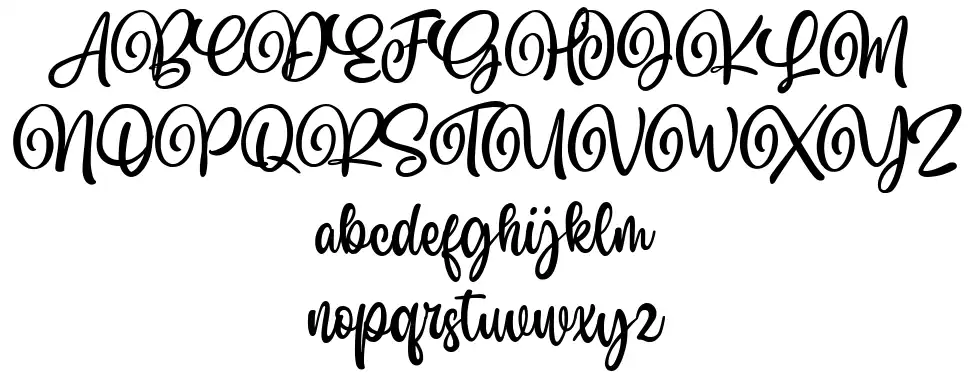 Blantick Script font by Damarletter | FontRiver