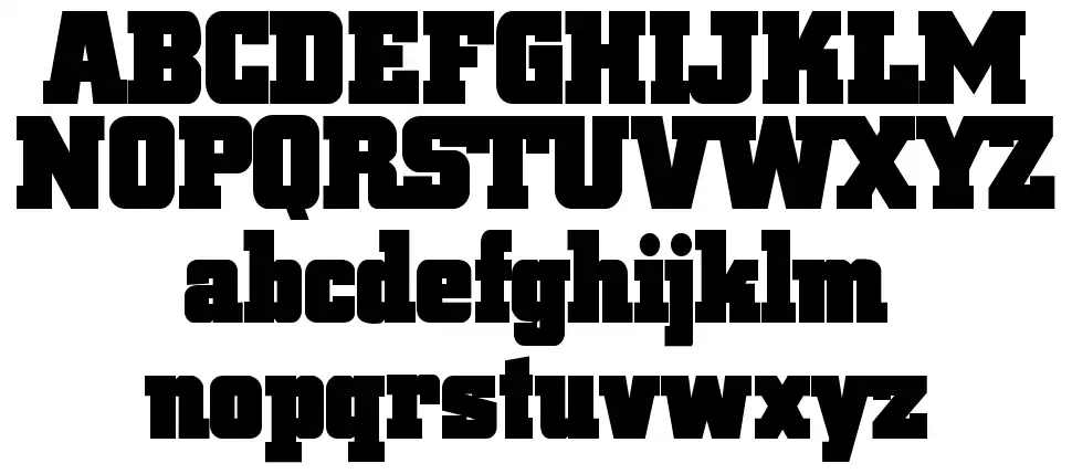 Blax Slab XXL font by Manfred Klein | FontRiver