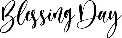 Blessing Day font by Sronstudio | FontRiver