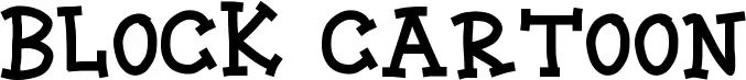 Block Cartoon font by Geronimo | FontRiver