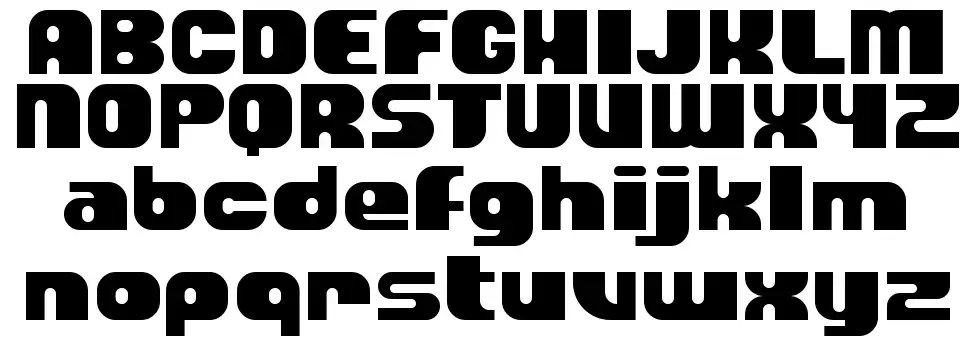 Block Mod font by Tokopress | FontRiver