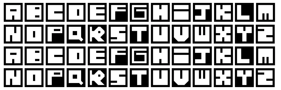 Blocks font by Rowan Woodell | FontRiver