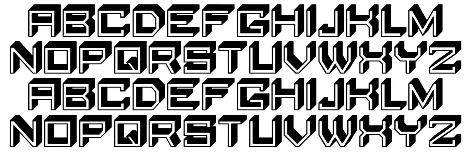 Blocky Letters font by Vladimir Nikolic | FontRiver