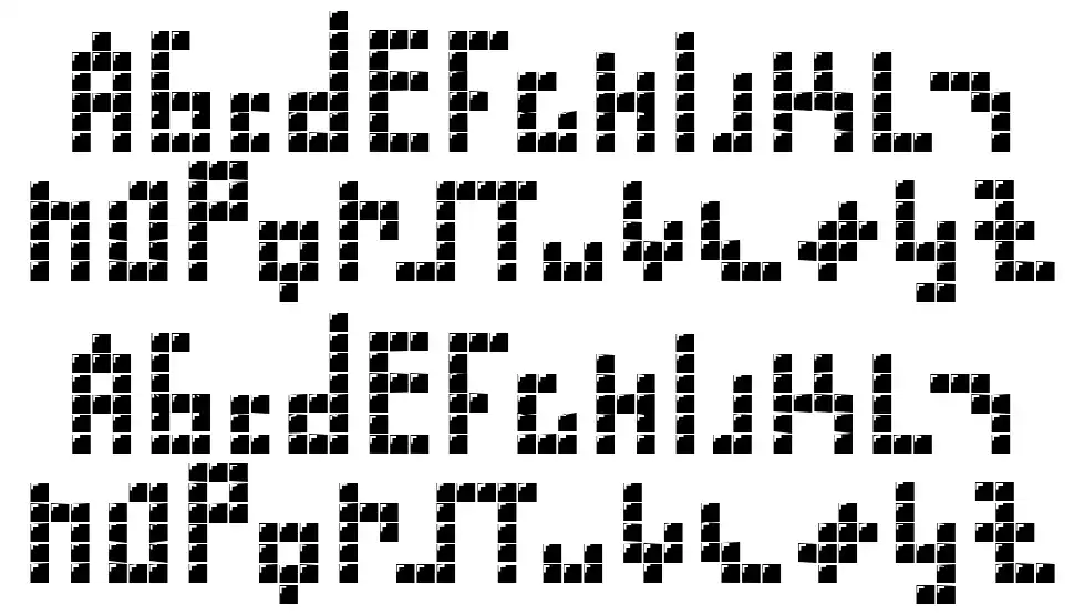 Blokus font by Zoya Feldman | FontRiver