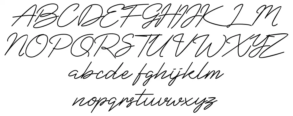 Blue Sign font by Haris Prawoto | FontRiver