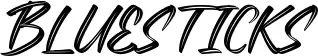 Bluesticks font by Calligraphy Fonts | FontRiver