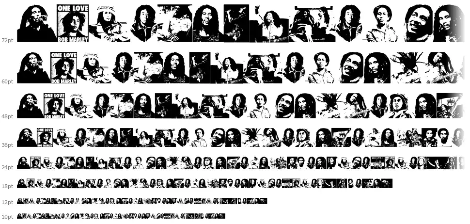 BOB MARLEY font by Chanaka Liyanage | FontRiver
