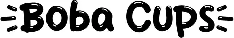 Boba Cups font by Khurasan | FontRiver