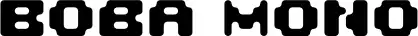 Boba Mono font by Matt Wilson | FontRiver