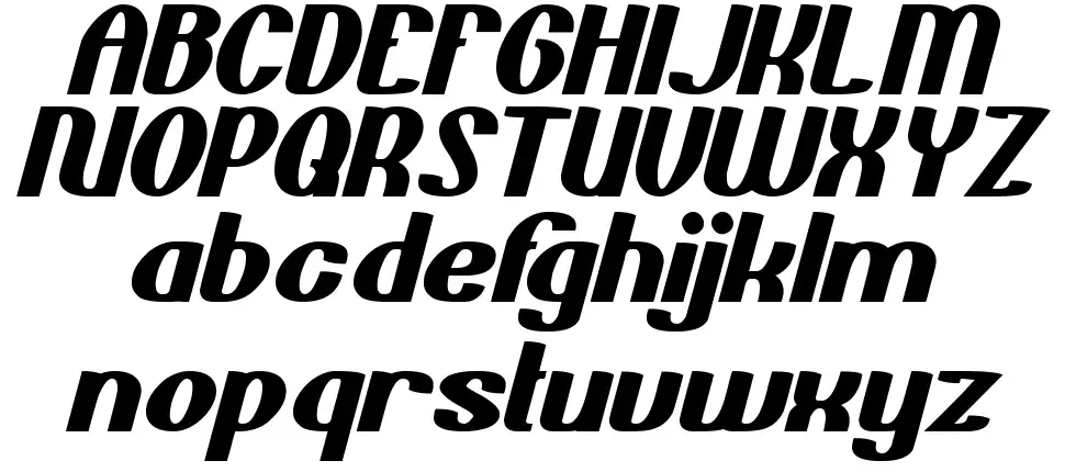 Bold and blue font by weknow | FontRiver