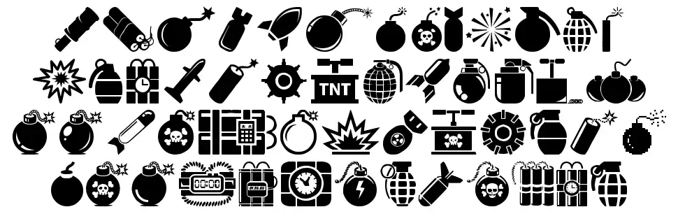 Bomb! font by Woodcutter | FontRiver