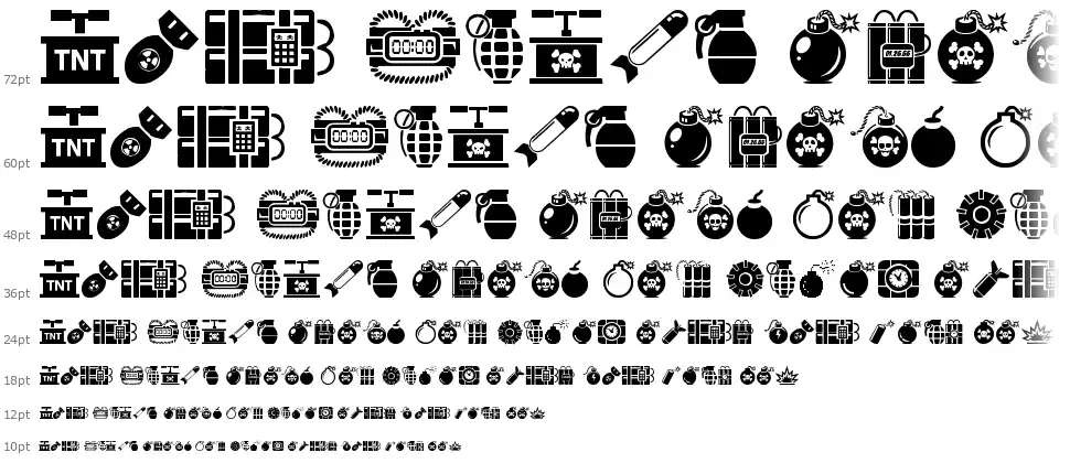 Bomb! font by Woodcutter | FontRiver